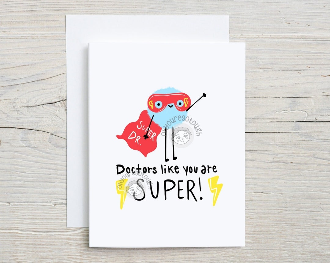 Doctor Thank You Card Funny Doctor Gifts Doctor Thank You Gift Doctor ...