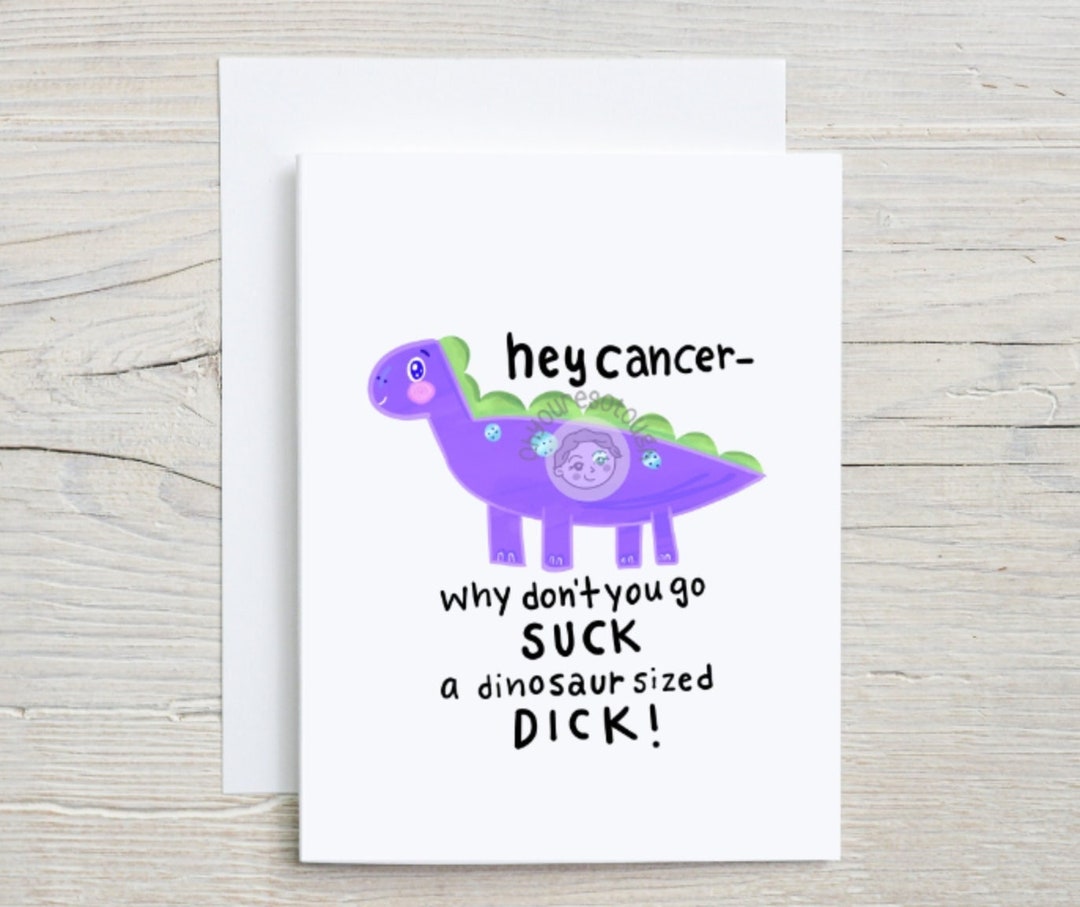 Funny Cancer Card Cancer Greeting Card Funny Cancer Gift - Etsy