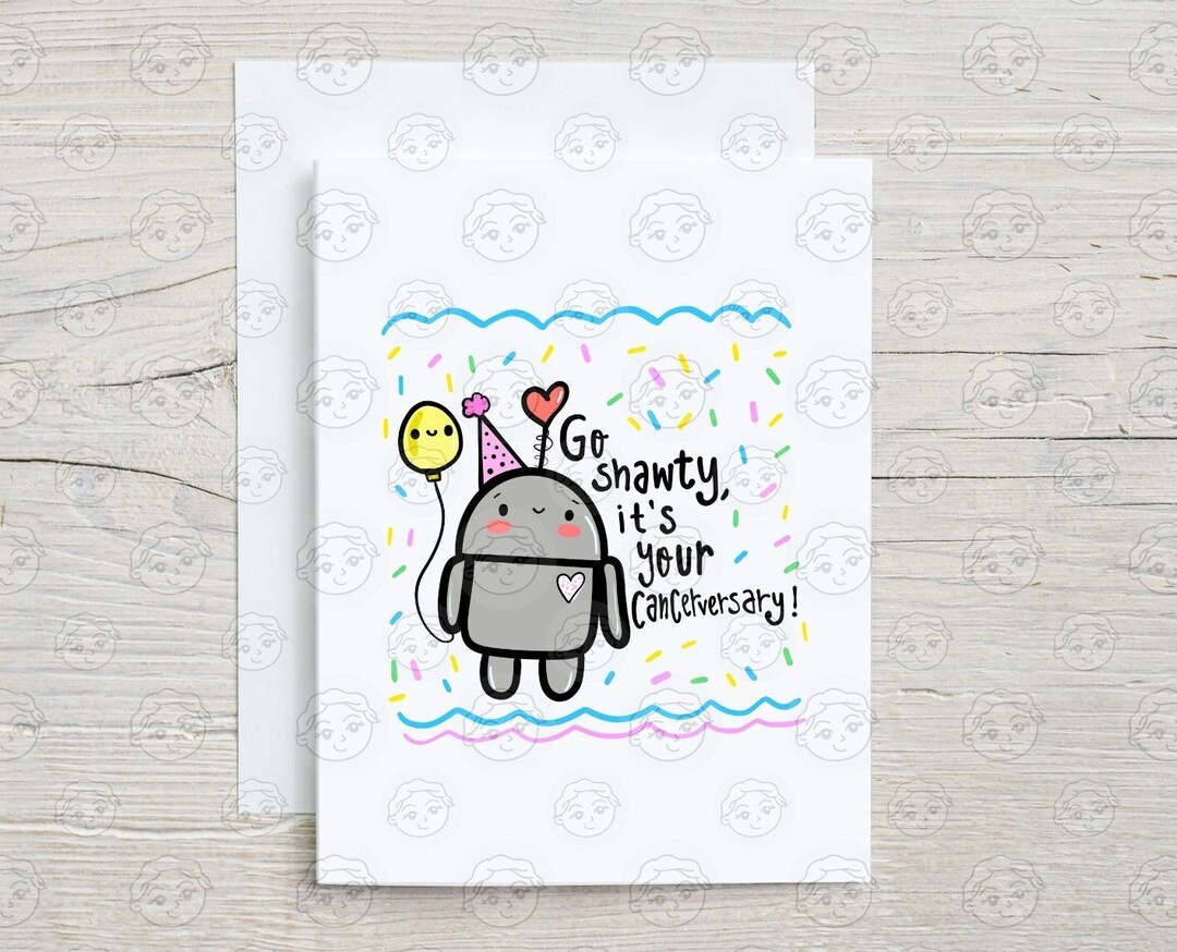 Happy Cancerversary Card - Cute Cancer Card - Cancer Anniversary Card ...