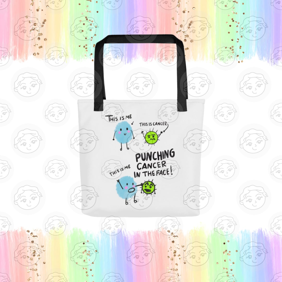 Funny Chemo Tote Bag - Chemo Bag - Funny Cancer Gift - Funny Cancer Bag ...