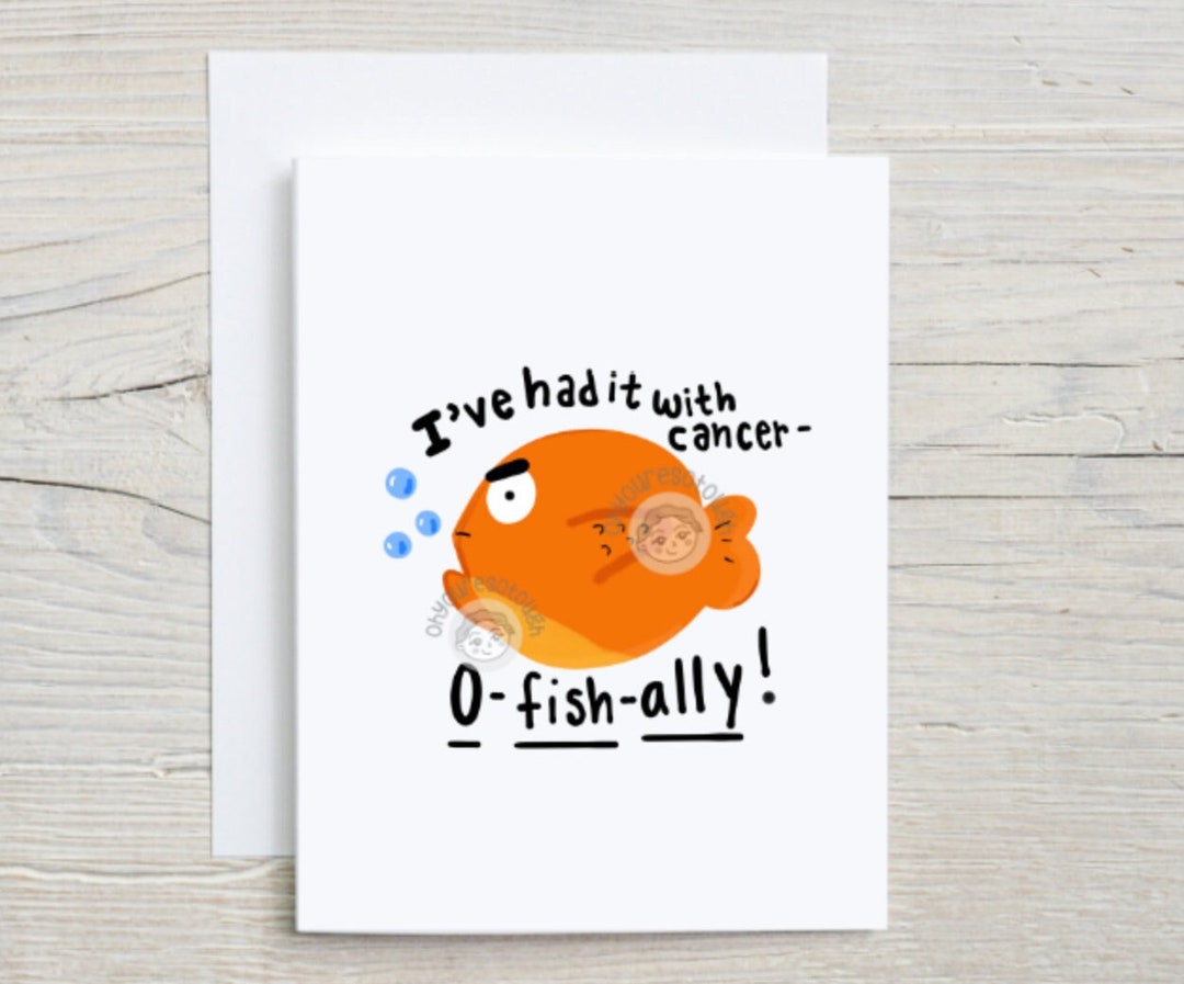 Cancer Greeting Card Funny - Cancer Support Card - Cancer Encouragement ...