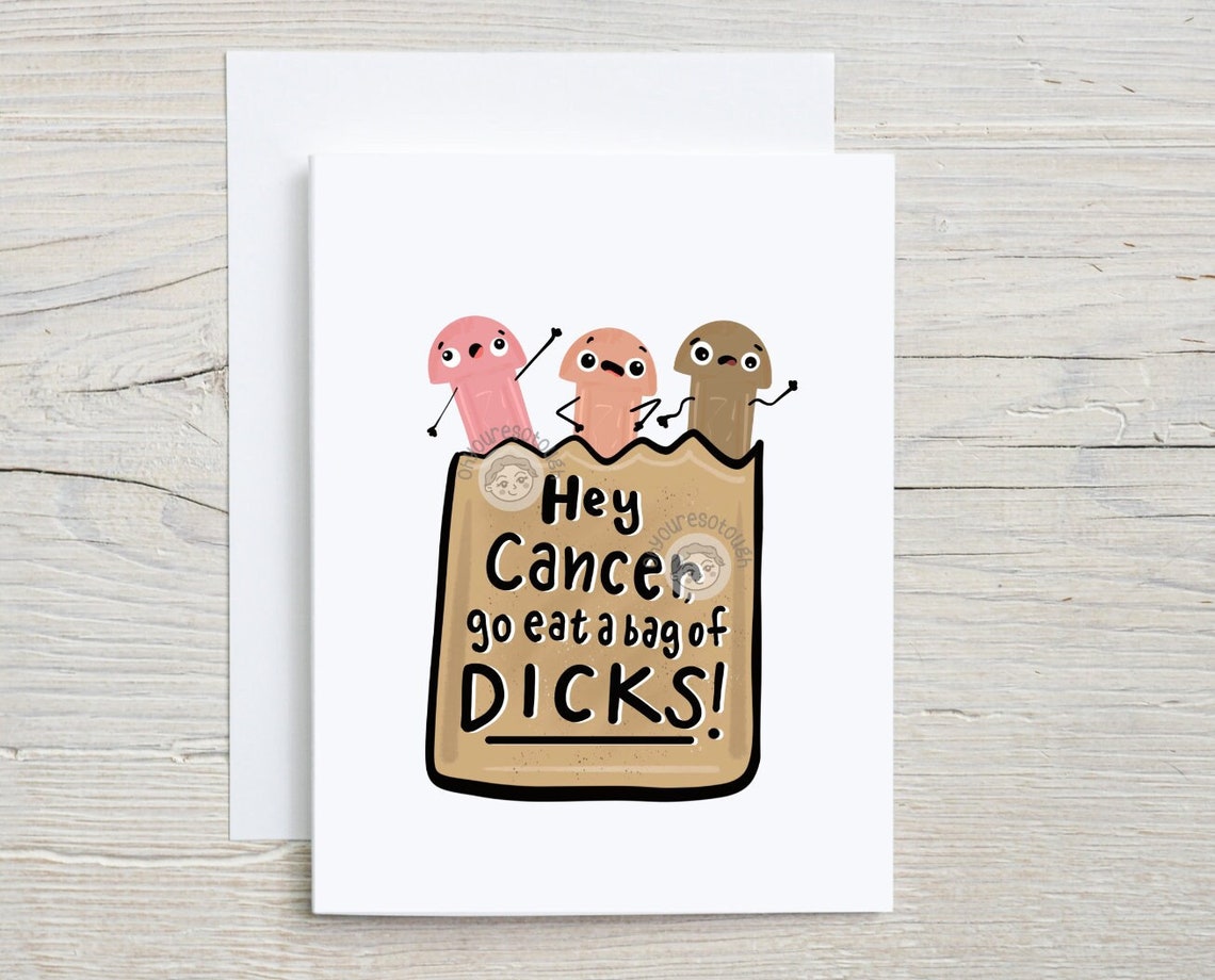 Funny Cancer Card Cancer Greeting Card Funny Cancer Gift - Etsy