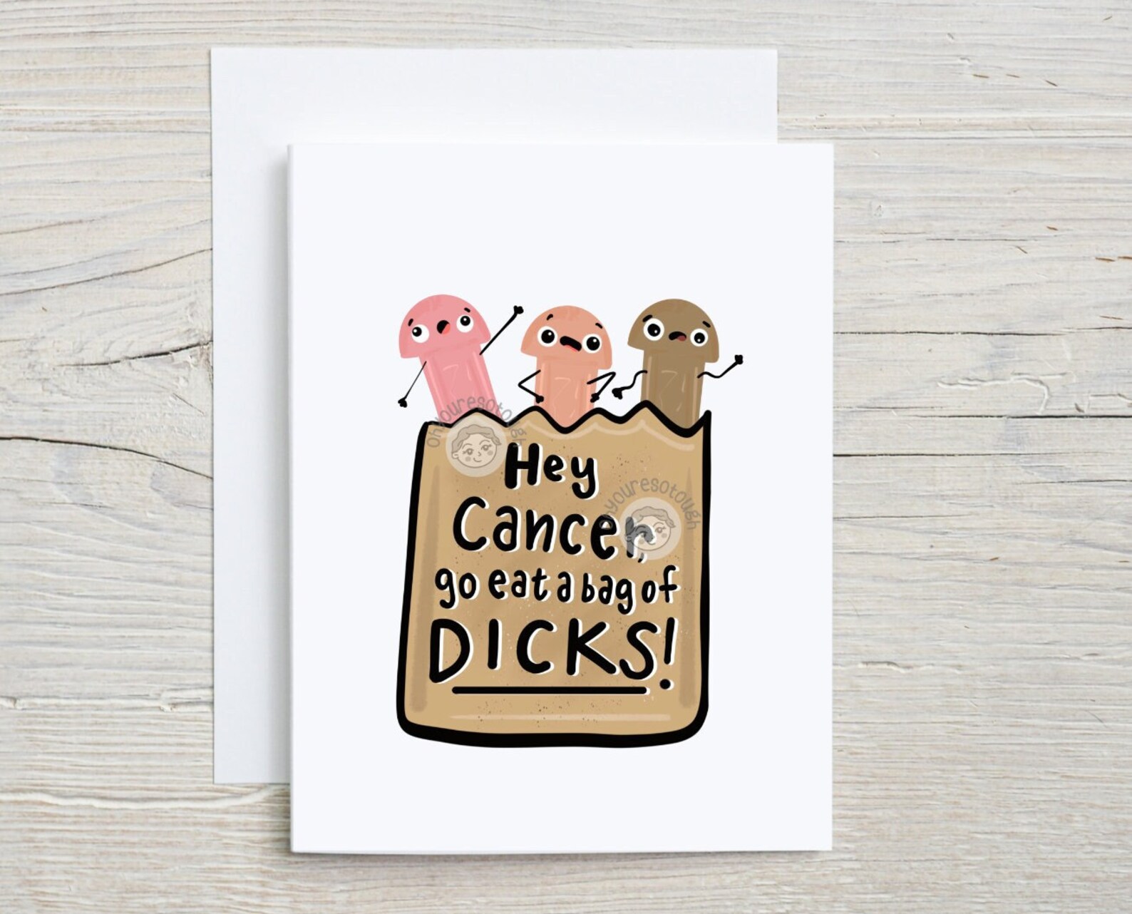 Funny Cancer Card Cancer Greeting Card Funny Cancer Gift - Etsy