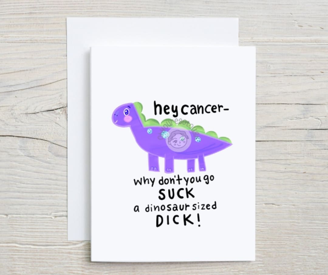 Funny Cancer Card - Cancer Greeting Card - Funny Cancer Gift - Cancer ...