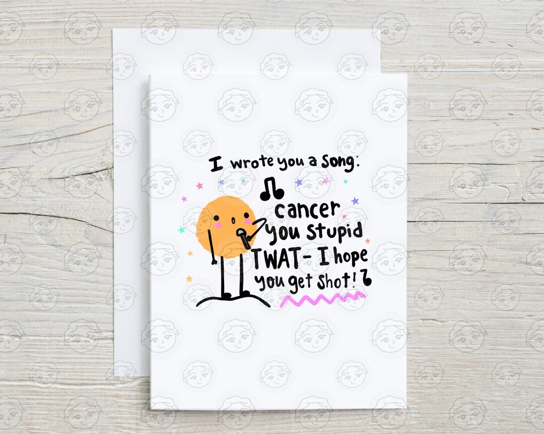 Cancer Greeting Card Funny - Cancer Song - Cancer Encouragement ...