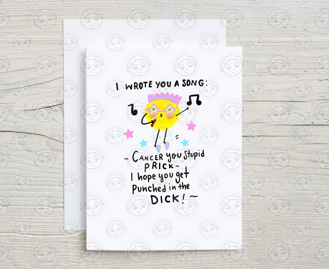 Cancer Greeting Card Funny - Cancer Song - Cancer Encouragement ...