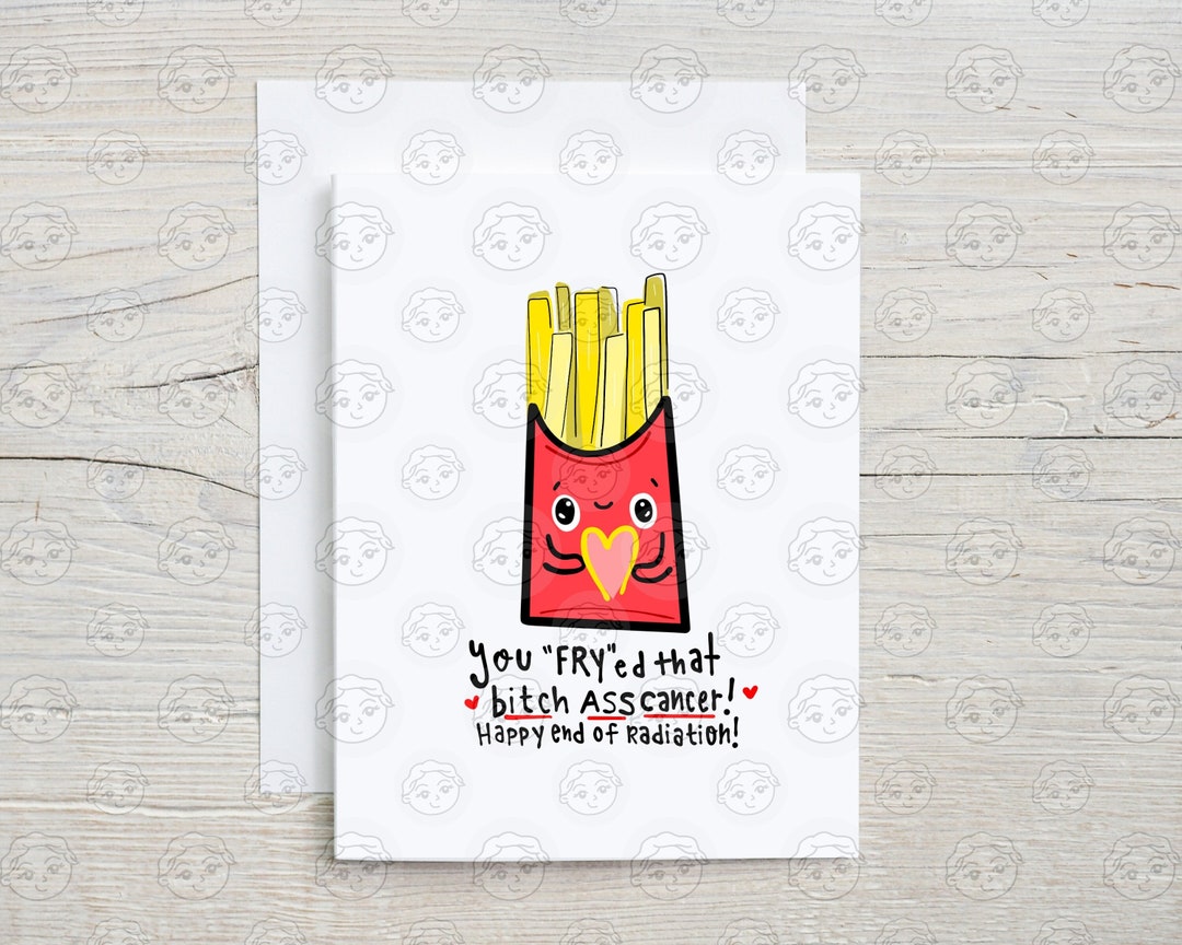 End of Radiation Treatment Card - Radiation Card - Cancer Card ...