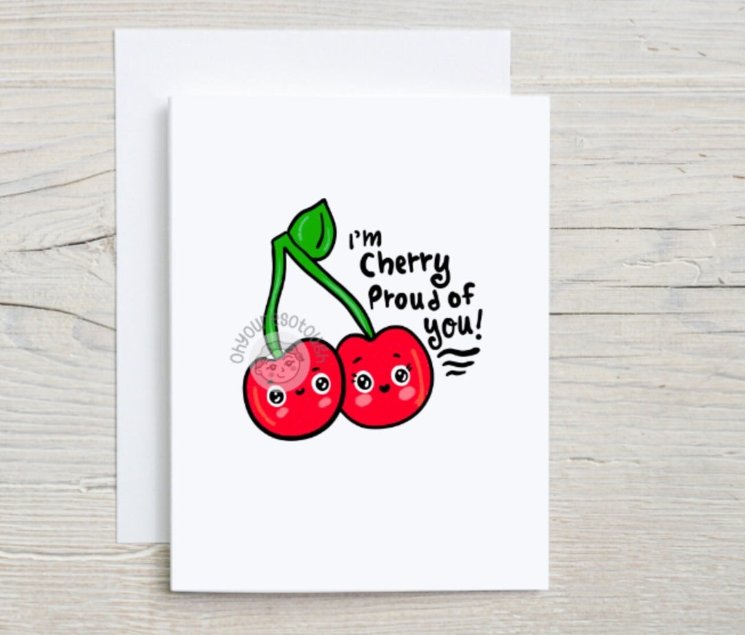 Proud of You Card - Funny Cute Support Card - Encouragement Card ...
