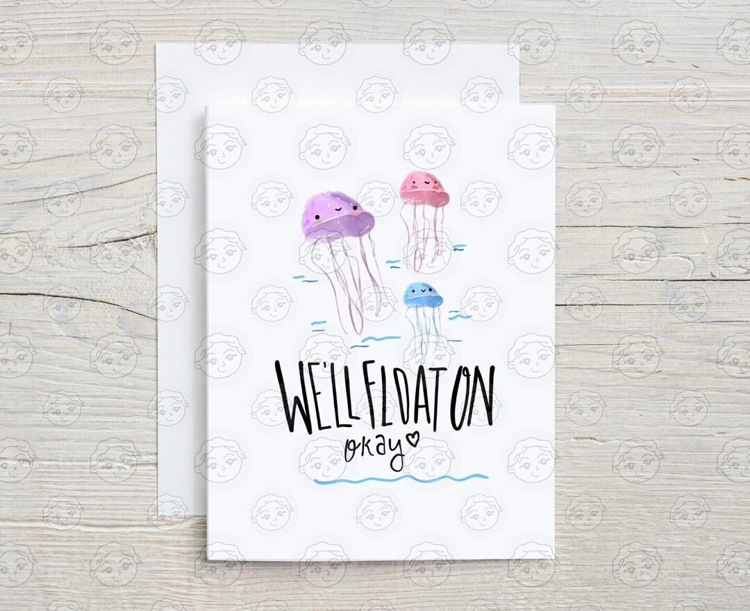 Funny Cute Support Card - Encouragement Card - Inspirational Card - I ...