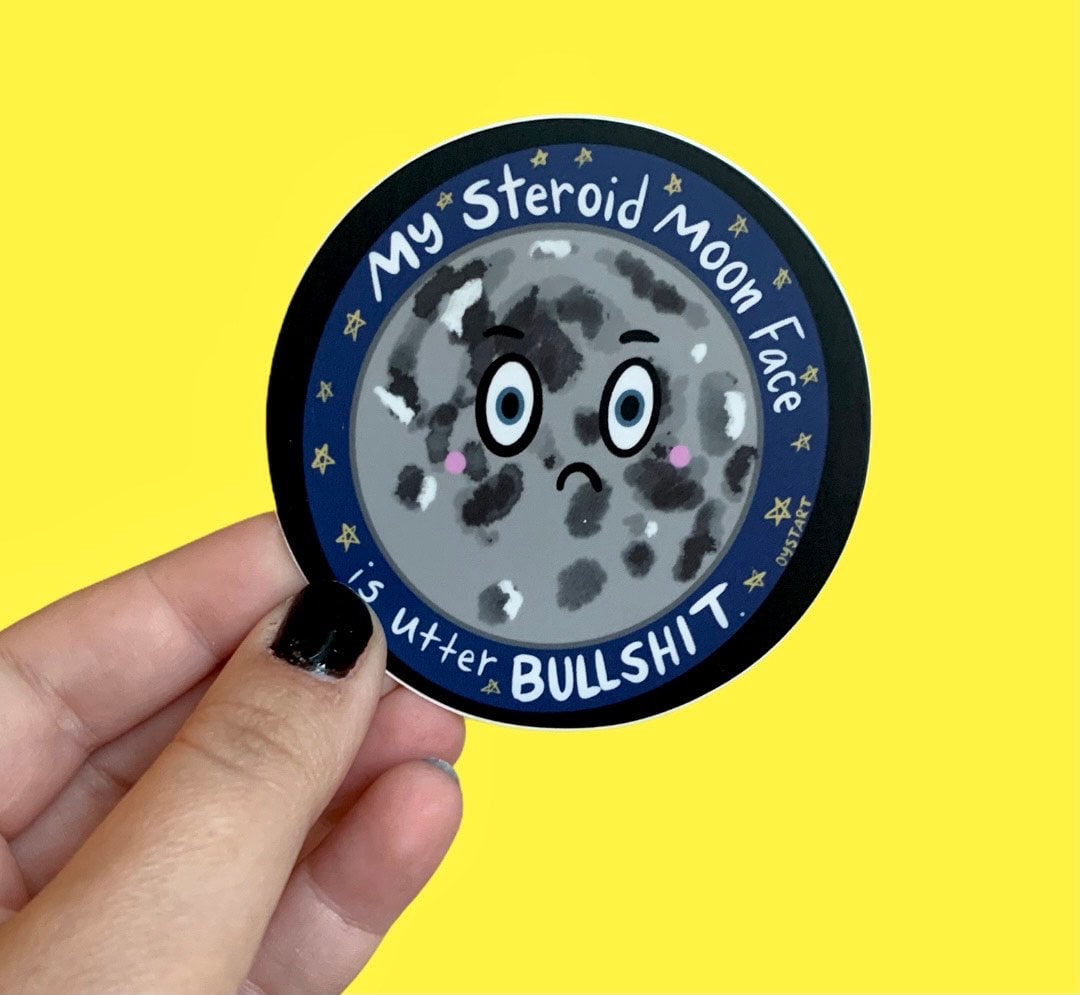 Steroids Moon Face