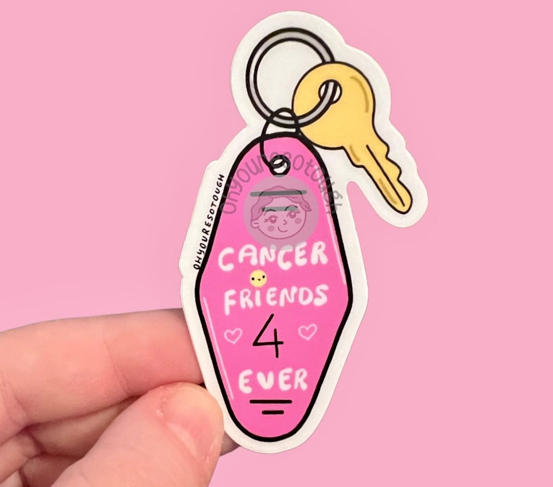 Cute Cancer Sticker - Cancer Friends 4 Ever - Cancer Sticker - Cancer ...