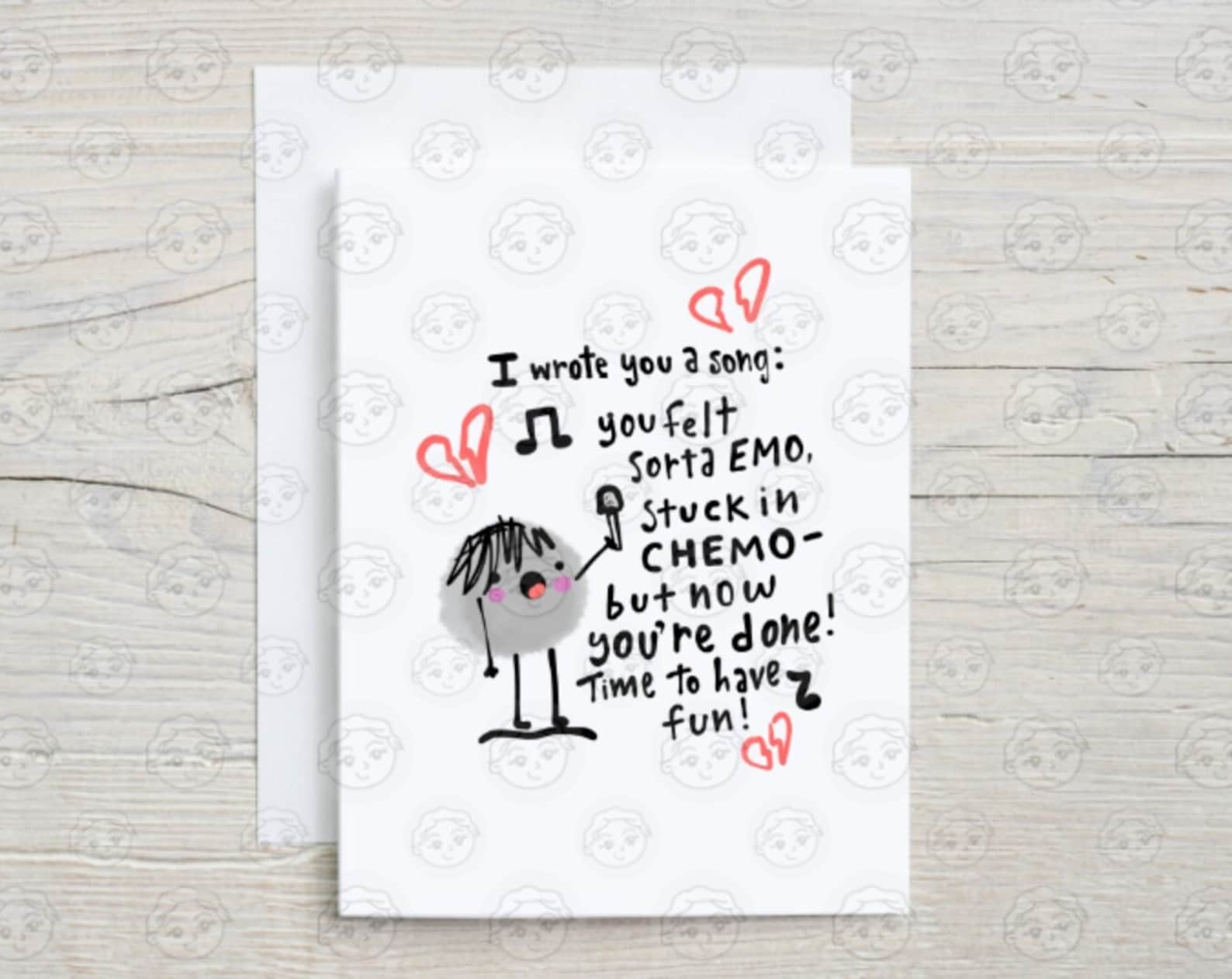 End of Chemo Card - Chemo Song - Funny Chemo Card - Funny Cancer Card ...