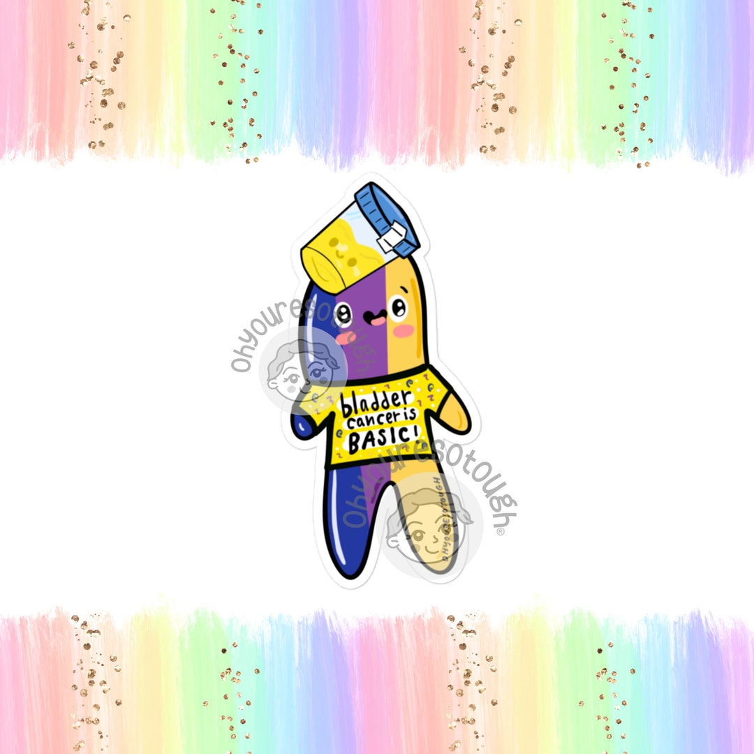 Bladder Cancer Sticker - Bladder Cancer Decal - Bladder Cancer Survivor ...