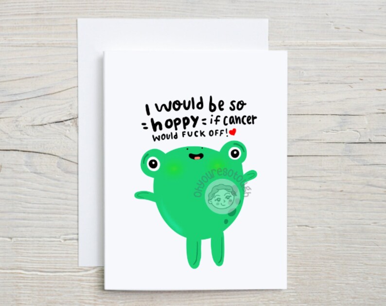 Cancer Encouragement Card Funny Cancer Gift Cancer Support - Etsy