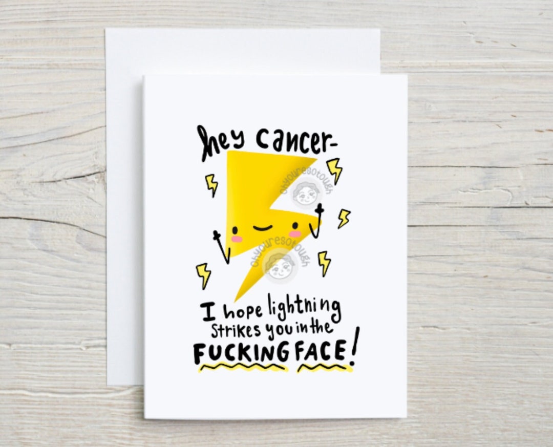 Cancer Greeting Card Funny - Cancer Card - Cancer Encouragement ...