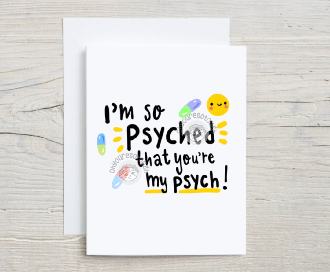 Funny Card for Psychiatrist - Psychiatrist Thank You Card ...