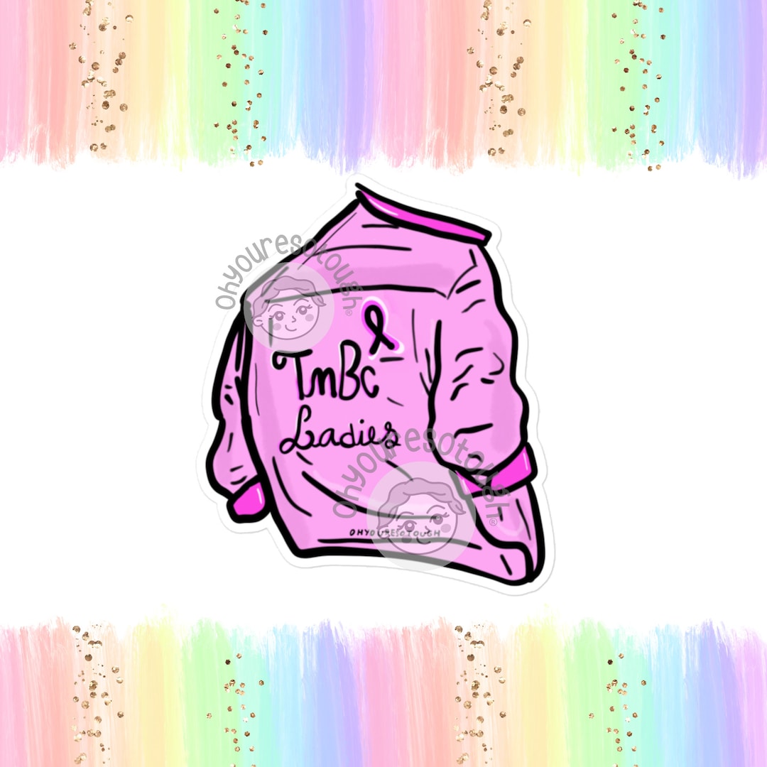 TNBC Sticker Funny Triple Negative Breast Cancer Sticker Breast Cancer ...