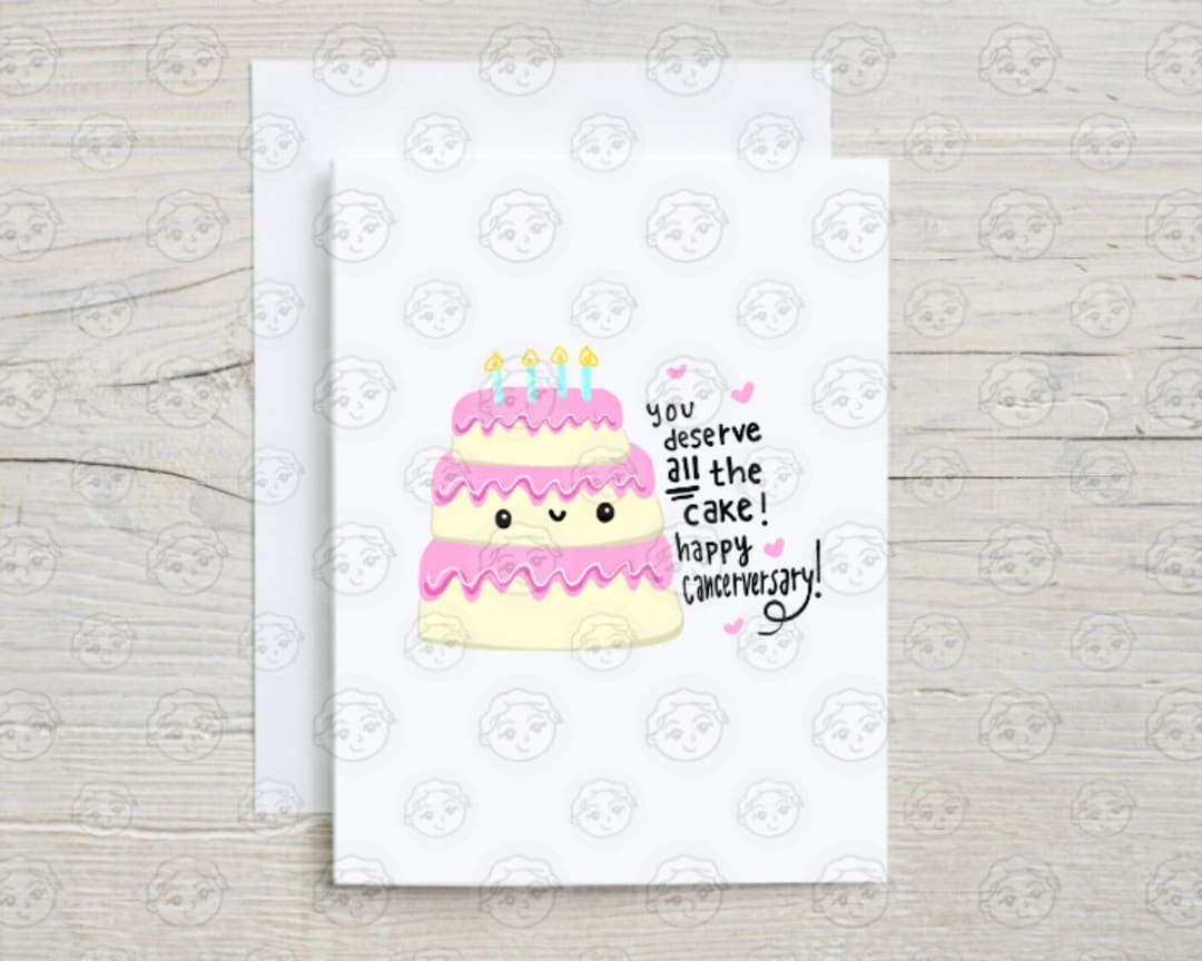 Happy Cancerversary Card - Cute Cancer Card - Cancer Anniversary Card ...