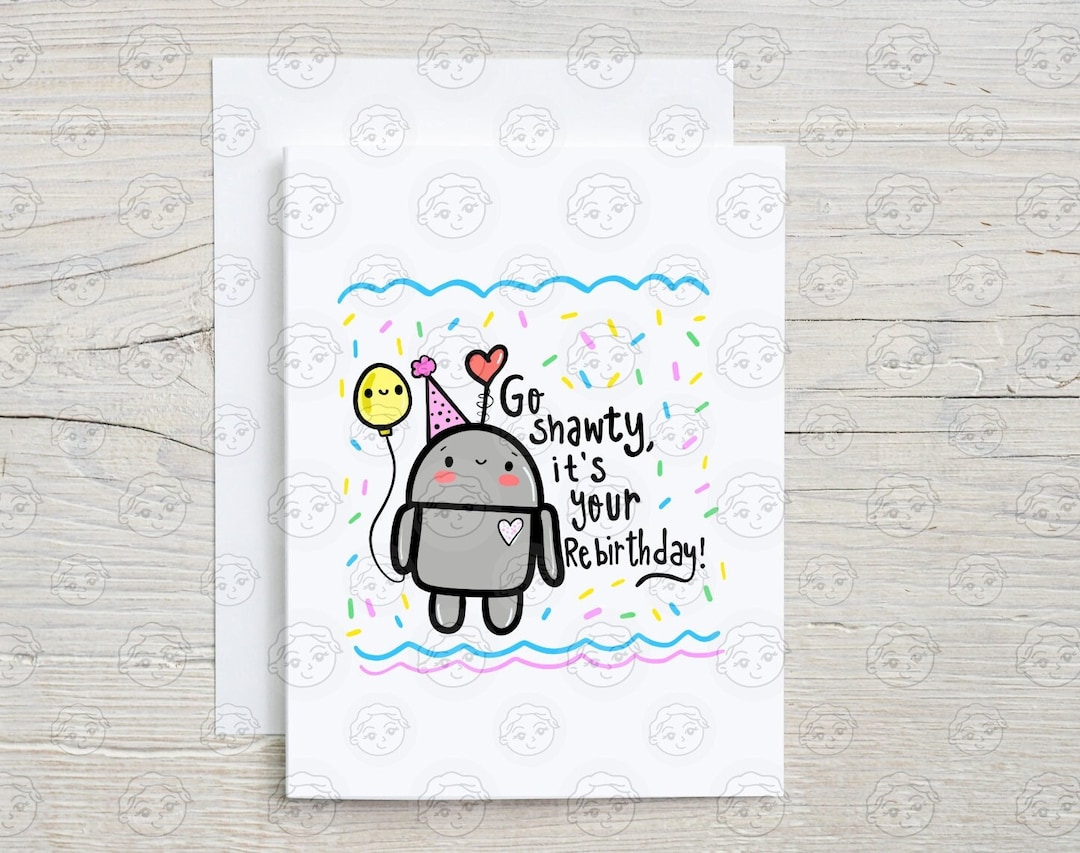 Happy Rebirthday Card - Stem Cell Transplant Card - Bone Marrow ...