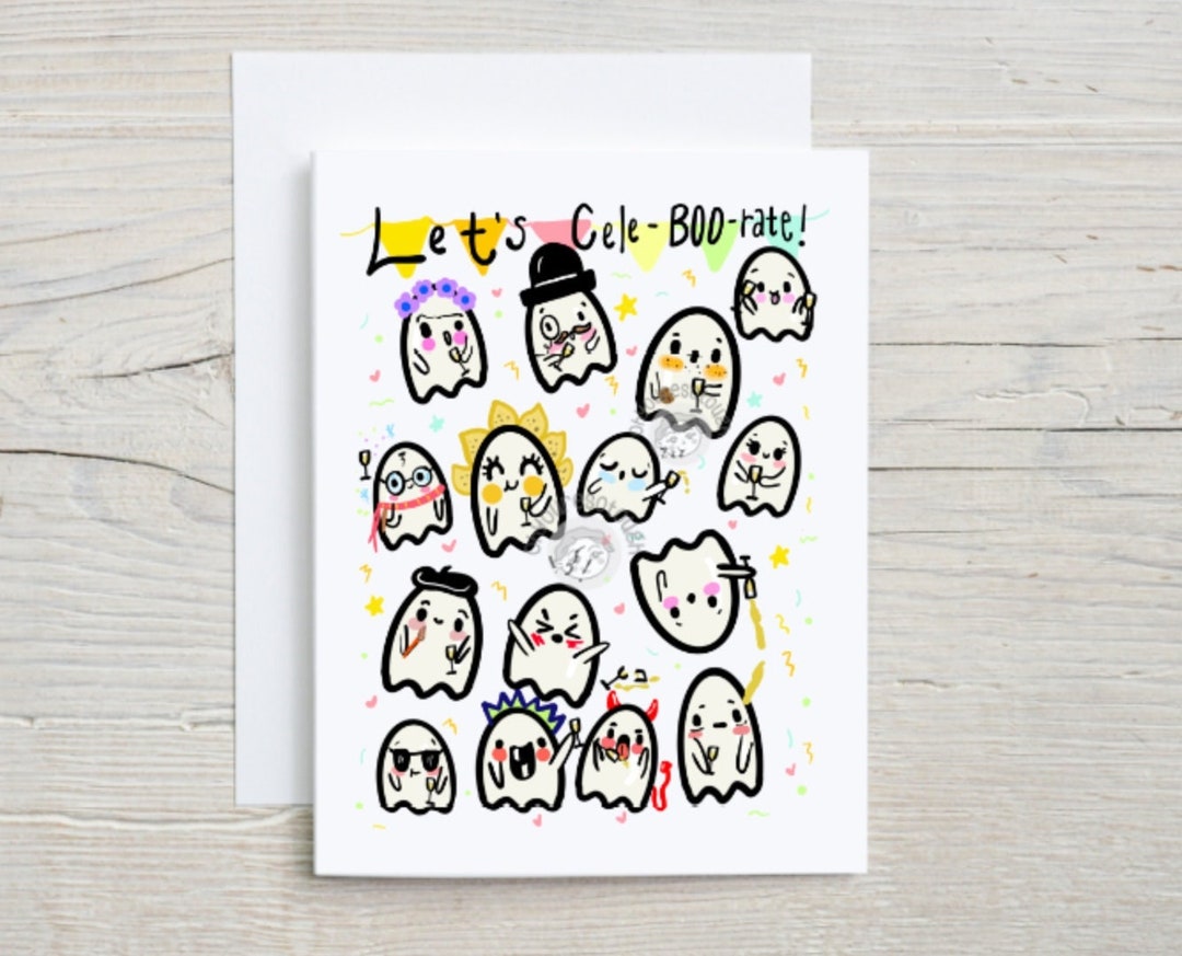 Cute Encouragement Card - Cele-boo-rate - Congratulations Card ...