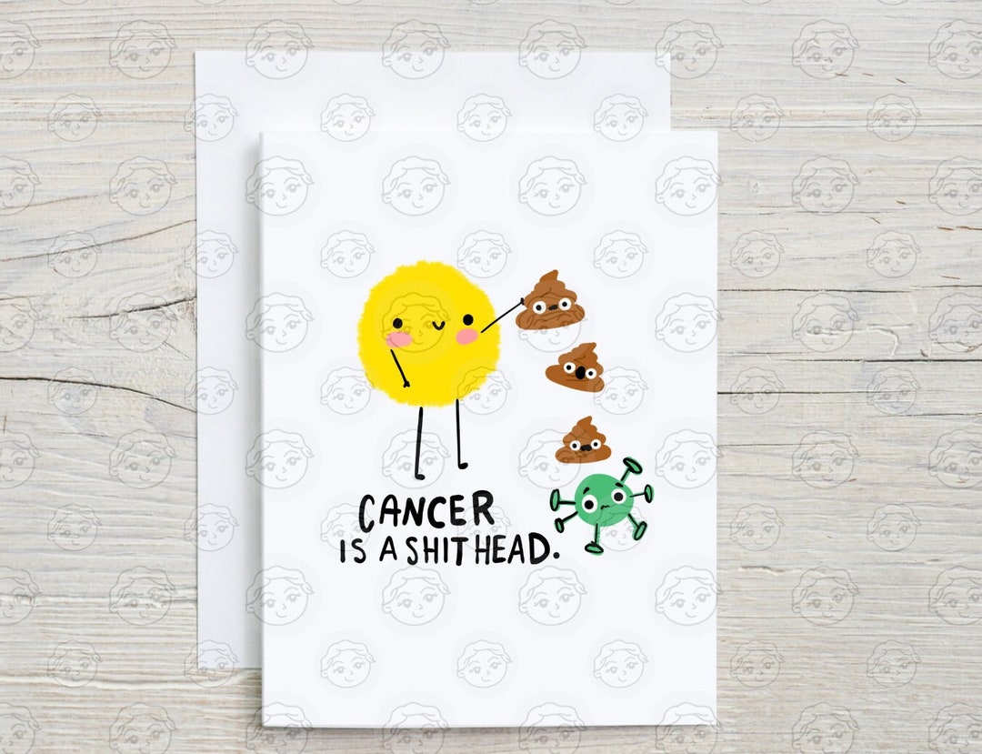 Cancer Greeting Card Funny - Cancer Gift - Cancer Encouragement ...