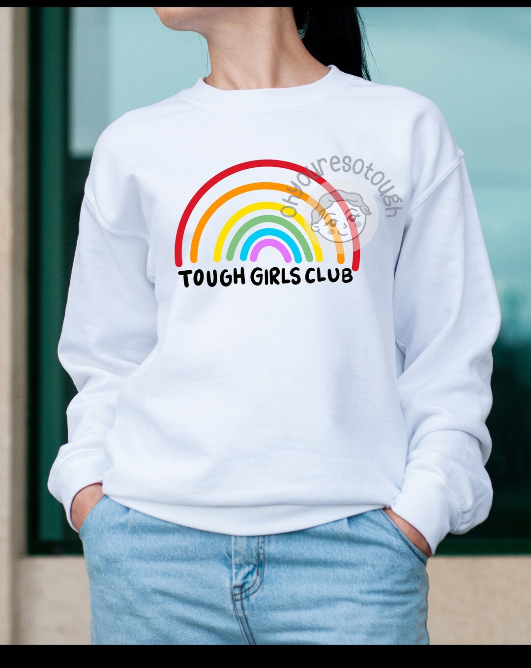Tough Girls Club Sweatshirt - Cancer Shirt for Women - Tough Girls ...