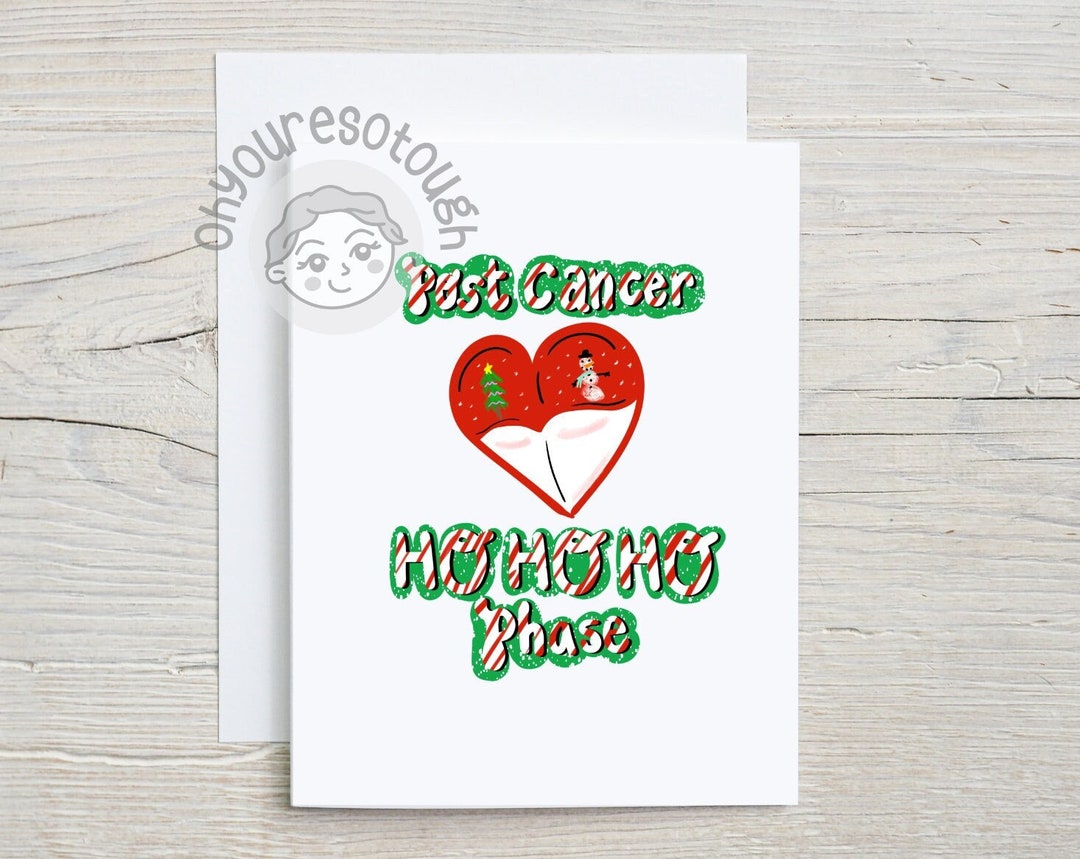 Cancer Christmas Card - PCHP - Funny Cancer Card - Cancer Encouragement ...
