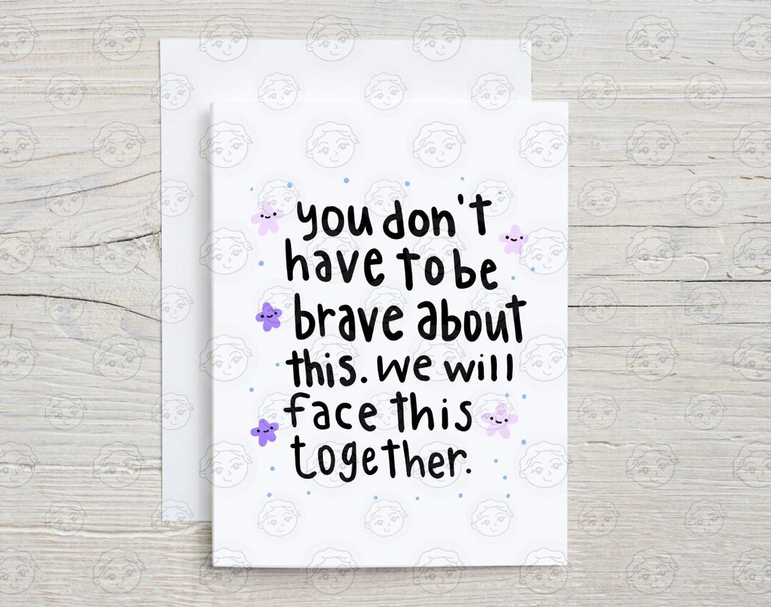 Funny Cute Support Card - Encouragement Card - Inspirational Card - I ...