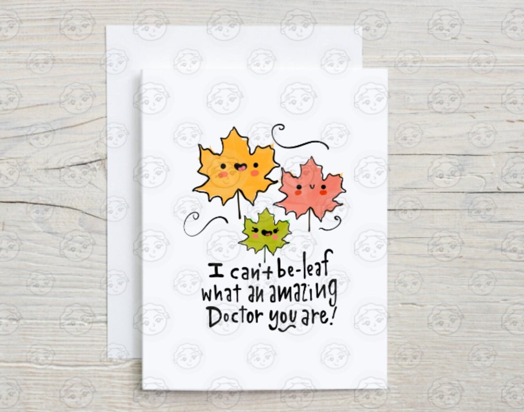 Doctor Thank You Card Funny - Doctor Thank You Gift - Doctor Card ...