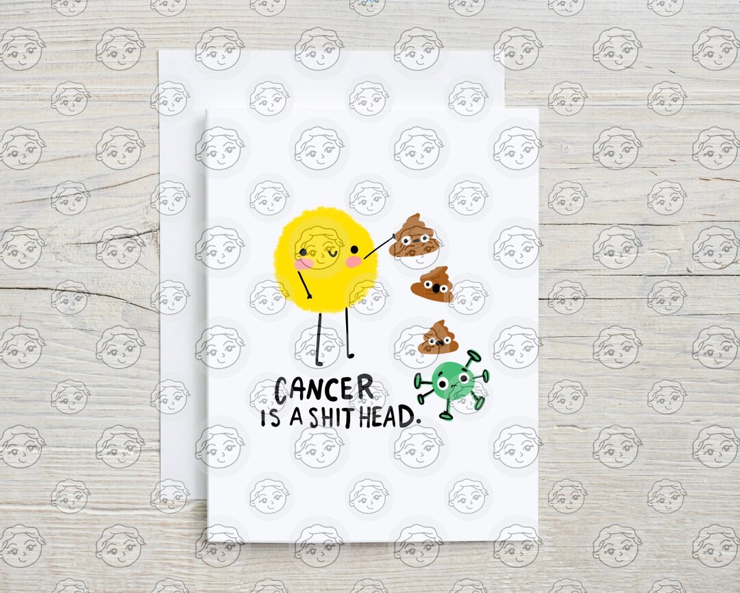 Cancer Greeting Card Funny Cancer Gift Cancer - Etsy