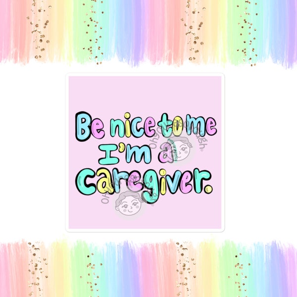 Caregiver Car Decal - Etsy