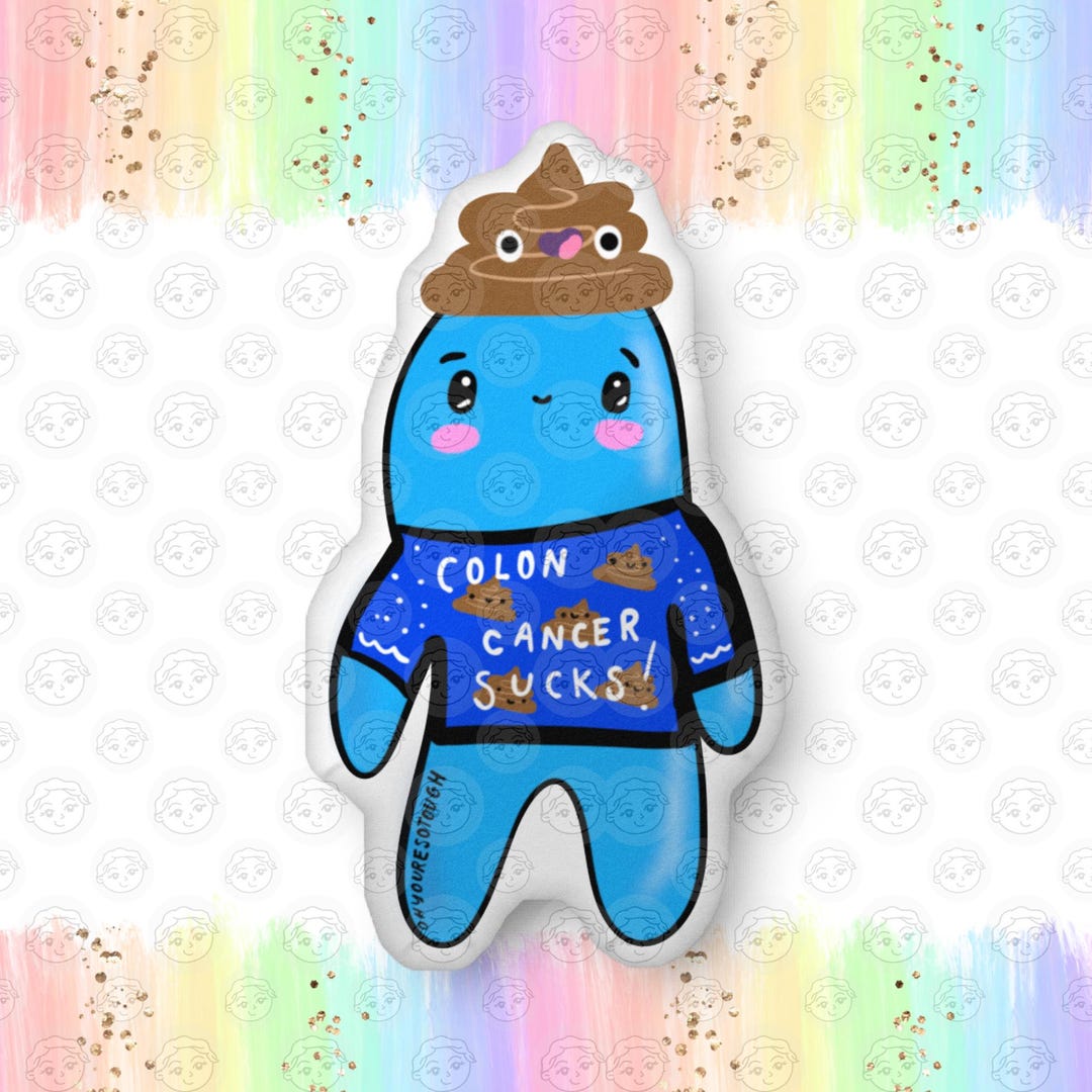 Colon Cancer Pillow Buddy - Colon Cancer Gift - Comfort Gift for Cancer ...
