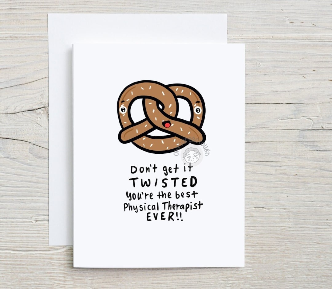 Physical Therapist Card - Physical Therapist Gifts - Physical Therapist ...