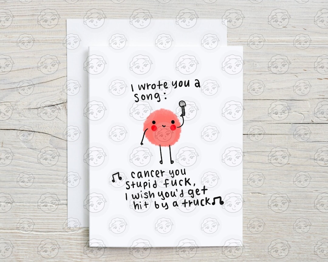 Cancer Greeting Card Funny - Cancer Song - Cancer Encouragement ...