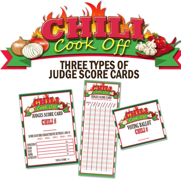 Chili Cook Off - Etsy