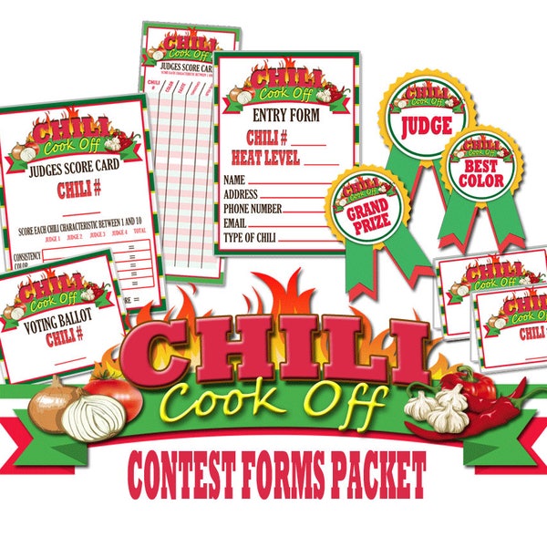 Chili Cook Off - Etsy