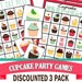 Cupcake Party Game Three Pack, Cupcake Party, Baking Birthday, Cupcake ...