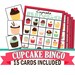 Cupcake Party Bingo Game, Cupcake Party, Baking Birthday, Cupcake ...