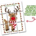 Pin the Nose on the Reindeer, Printable, Christmas Class Party Game ...