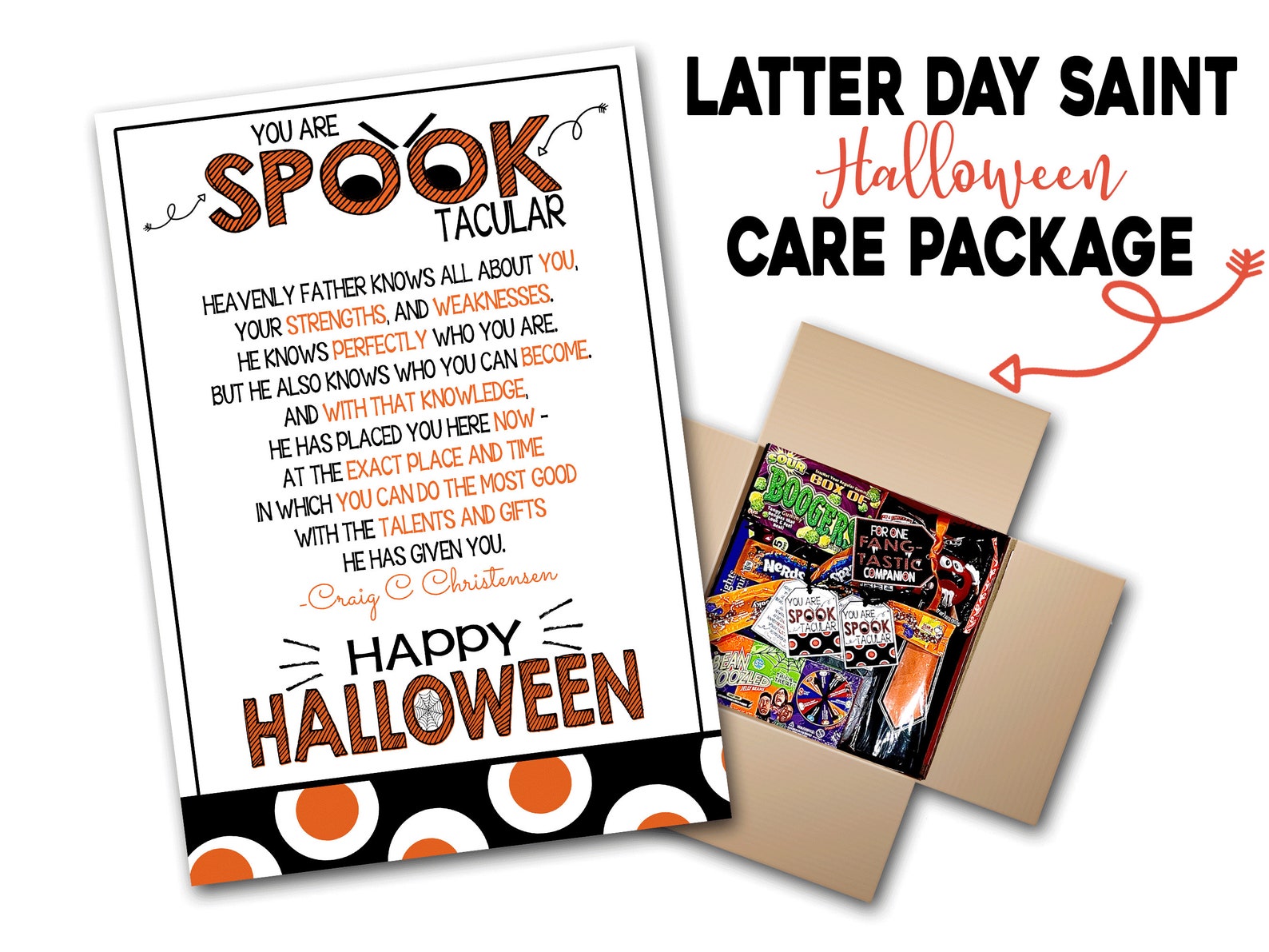 LDS Missionary Halloween Package, Printable Missionary Halloween ...
