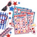 Patriotic Party Bingo Game, Fourth of July Party Game, Memorial Day ...
