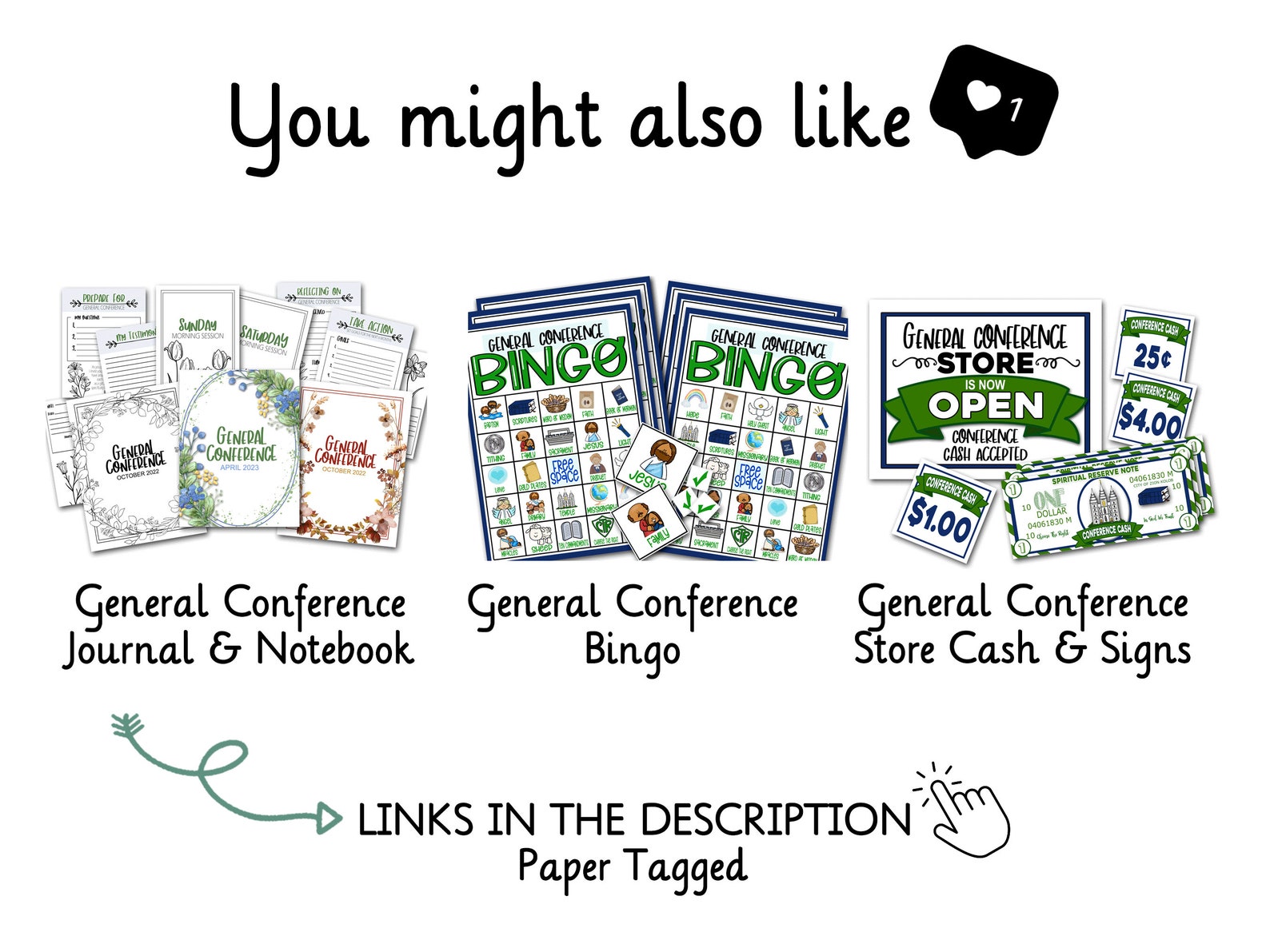 General Conference Ministering Gift Tags Take Note General - Etsy