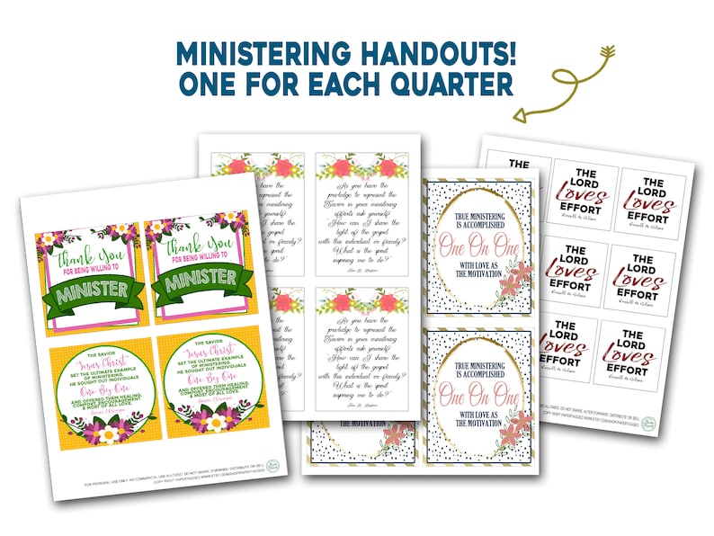 Ministering Interviews Packet, Ministering Interview Assignment Cards ...