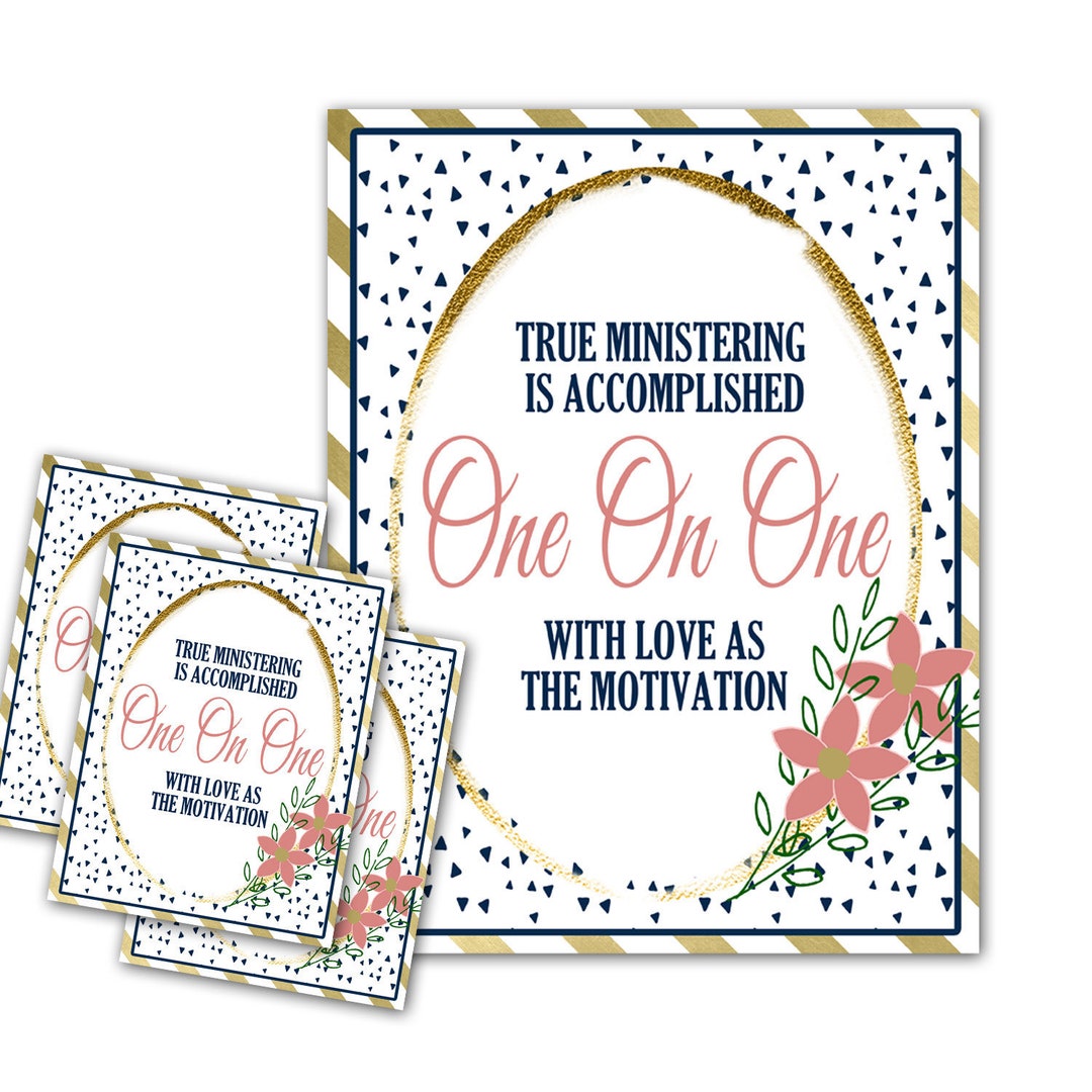 LDS Ministering Handout, Relief Society Handout, Ministering Printables ...