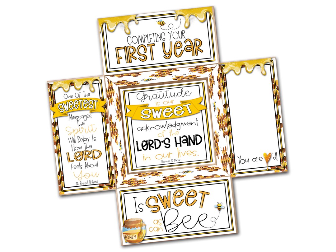 LDS Missionary One Year Care Package, Printable Missionary One Year ...