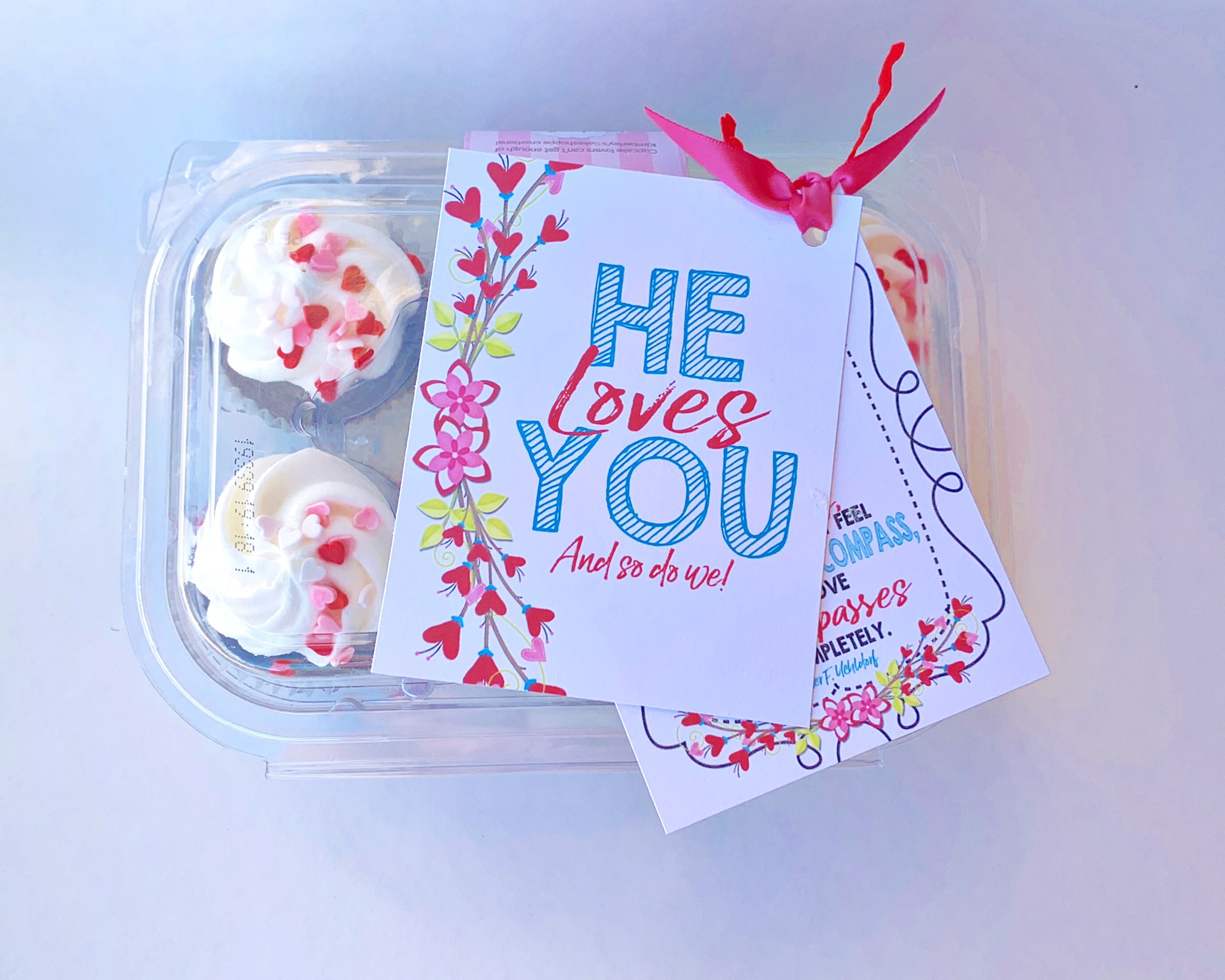 Valentines Ministering Gift, February Ministering Card, Ministering ...