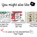 Christmas Bingo and Don't Eat Santa Combo Pack, Group Game, Class ...