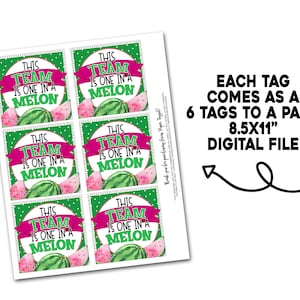 Team Treat Tags, Sports Spirit Bags, Team Building Tags, Team Spirit ...