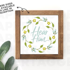 Hear Him, LDS Hear Him, Hear Him, Digital Print, LDS Gift, General ...
