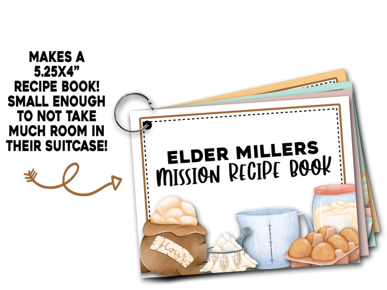 Missionary Recipe Book LDS Missionary Recipes Recipe Book - Etsy